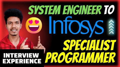 Infosys System Engineer To Specialist Programmer Interview Experience