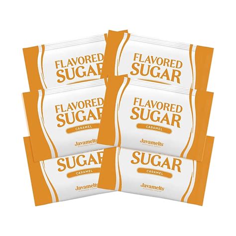 Javamelts Caramel Flavored Sugar Packet 1000 Carton 888844 Image 1