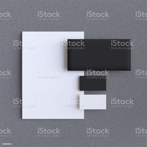 모의 브랜딩 Id를 위한 템플릿입니다 디자인을 배치하기 위한 빈 개체 모형에 대한 스톡 사진 및 기타 이미지 모형 봉투 시력 Istock