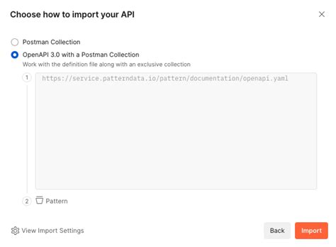 pattern api setup and authentication pattern data