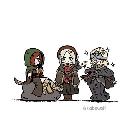 Melina Plain Doll And Fire Keeper Elden Ring And 3 More Drawn By