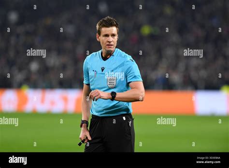 Daniel Siebert Referee During Champions League 202526 Match Between