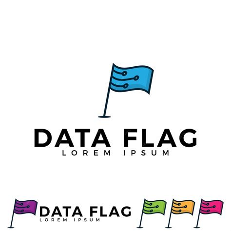 Premium Vector Data Flag Icon Vector