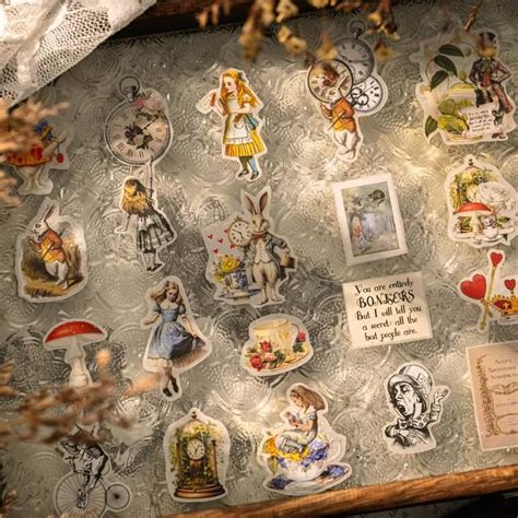 Mini Alice In Wonderland Stickers Loloyaya