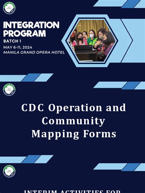 Cdc Operation And Community Mapping Formsint2024 Pdf