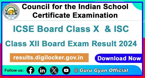 CISCE Board Class Th Th Result Cisce Org