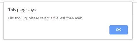 Validation De La Taille Du Fichier Lors Du Téléchargement à Laide De