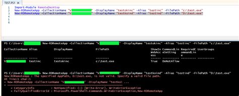 Cannot Publish To A Disk Other Than C In Powershell New Rdremoteapp