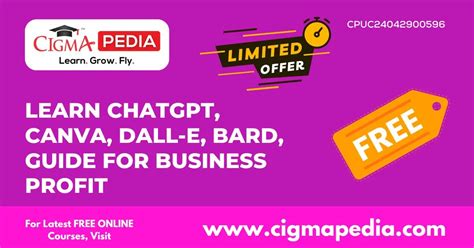 Learn Chatgpt Canva Dall E Bard Guide For Business Profit Free
