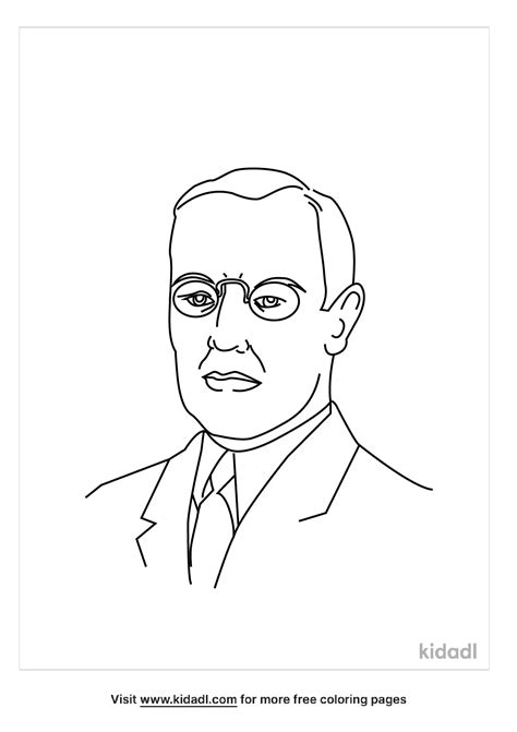 Woodrow Wilson Coloring Pages