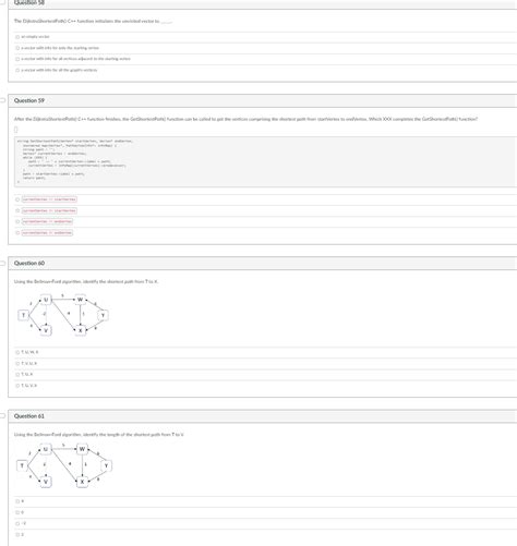 Solved Question 58 The Dijkstrashortestpathl C Function