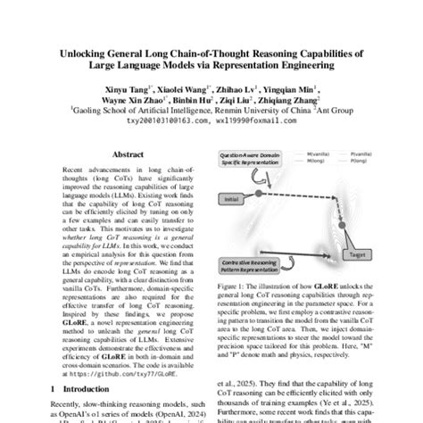 Unlocking General Long Chain Of Thought Reasoning Capabilities Of Large