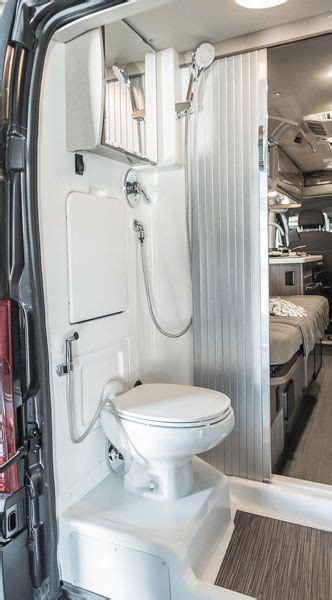 Travato Interior Bedroom And Bathroom Winnebago Rvs Camper