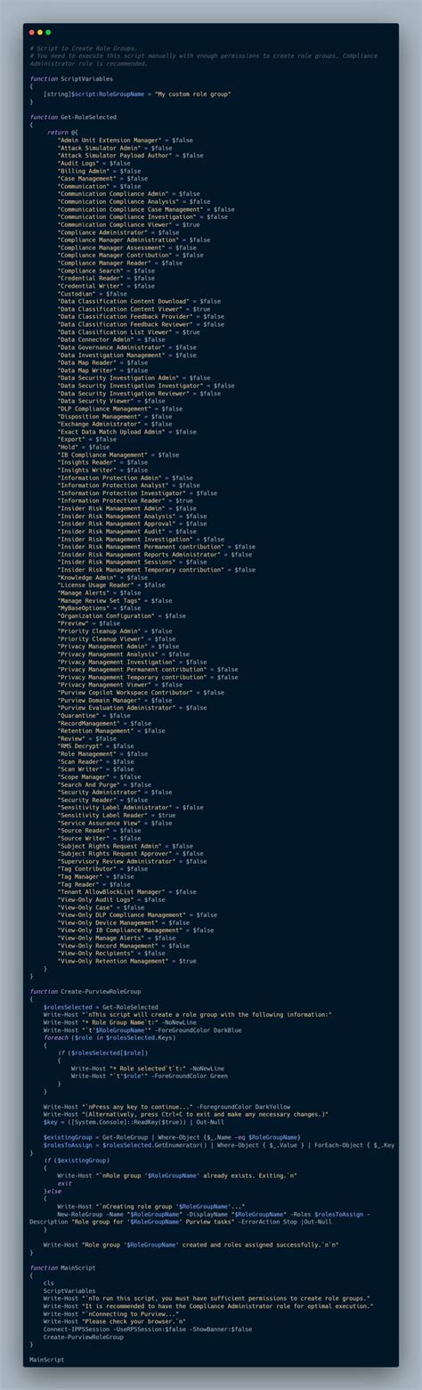 Sebastian Zamorano On Linkedin Microsoftpurview Automation Powershell Techfun Github