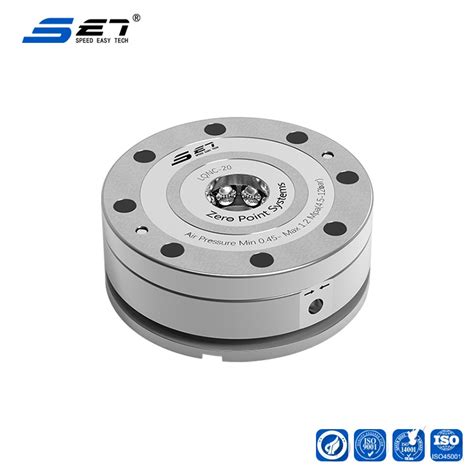 Lqtms High Percision Machine Tool Table Mounted Zero Point Positioner Chuck Automated