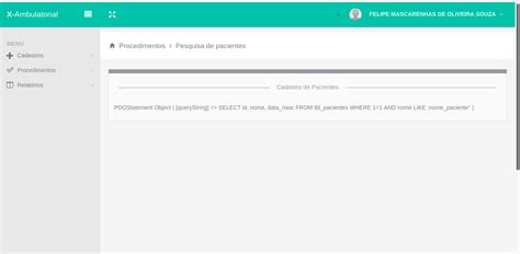 Php Faço Uma Consulta No Banco Através De Concatenações Em Minha