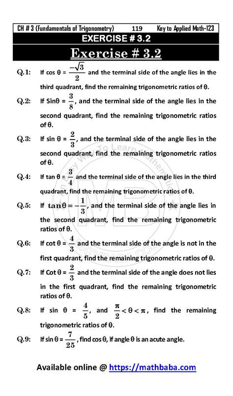 Exercise 3 2 Math 123