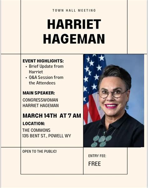 Harriet Hageman Town Hall Meeting Cody Journal