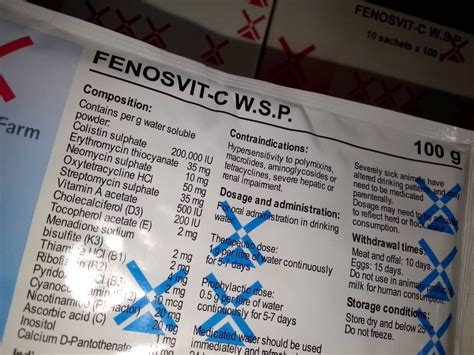 Fenosvit Antibiotiques Vitamines Infections Bactériennes Stress