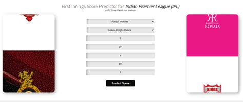 Score Prediction Of Ipl Team With Flask App