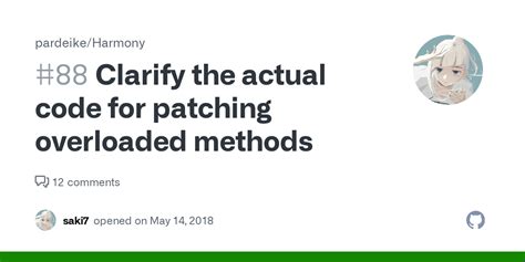 Clarify The Actual Code For Patching Overloaded Methods · Issue 88