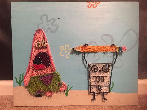 Spongebob Themed String Board