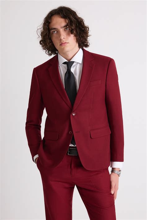 Maroon Suit Suitor