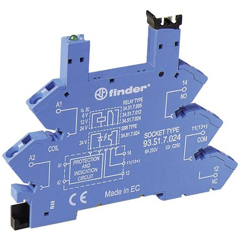 Finder Relay Modules Relay Socket 610291 Rapid Electronics