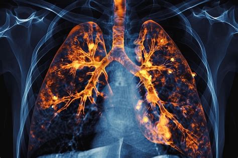 Premium Photo Annotated Ct Scan Of The Lungs Highlighting Nodule