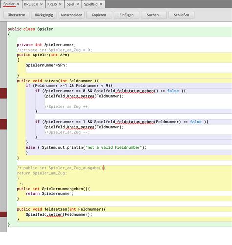 Java Bluej Projekt Für Schuletic Tac Toe Zeigt Fehler An Computer