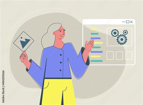 Ui Ux Design Process Of Creating Website Template And Programming