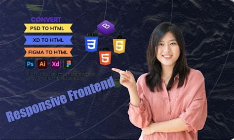 Convert Figma Xd Psd Sketch Png  To Html Css Bootstrap Jquery