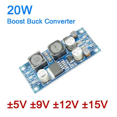 【cool】 20w Dc Dc Buck Boost Converter 5v 35v To ± 5v 9v 12v 15v 24v Dual Power Supply Positive