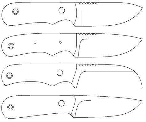 Bushcraft Knife Cool Knife Templates Smart Template Maker