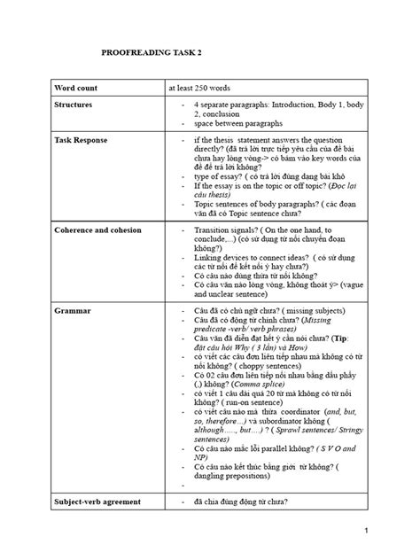 Proofreading Task 2 Pdf