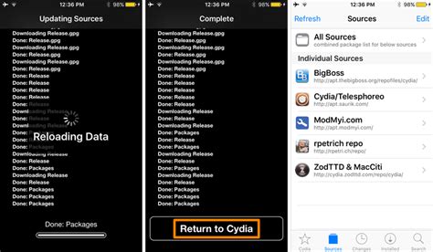 Résolution des erreurs d incompatibilité de taille dans Cydia Cydia