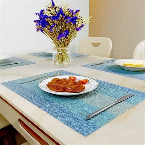 Placemat Van 6gemakkelijk Schoon Tafelmatten Antislip Warmte Isolatie