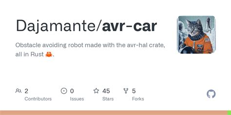 github dajamante avr car obstacle avoiding robot made with the avr hal crate all in rust 🦀