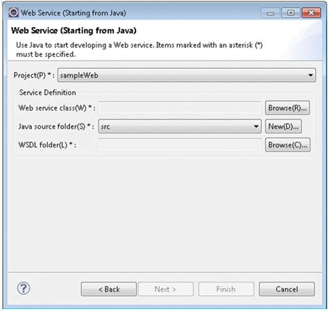 Generating A Java Sourcewsdlxsd