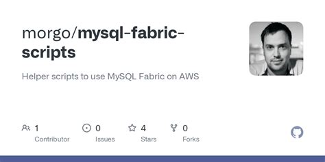 Github Morgomysql Fabric Scripts Helper Scripts To Use Mysql Fabric On Aws