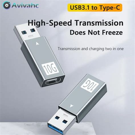 10Gbps USB 3 0 To Type C Adapter Replacement Aluminum Alloy Male To USB 3 1 Female Data Lazada PH