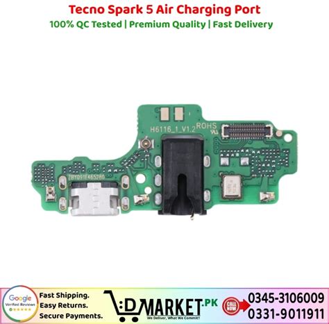 Tecno Spark Air Charging Port Price In Pakistan