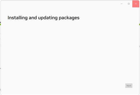 Stuck Installing And Updating Packages Nvidia Ai Workbench Nvidia Developer Forums