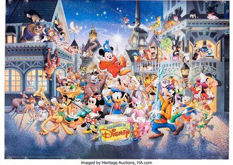 All Disney Characters Poster