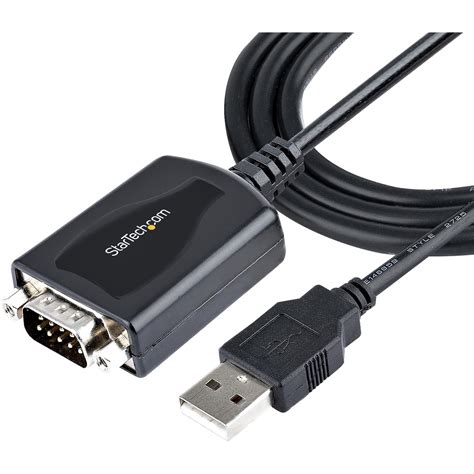 Startech Com Ft M Usb To Serial Cable With Com Port Retention Db Male Rs To Usb