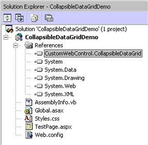 Collapsible Datagrid And Gridview Control Codeproject