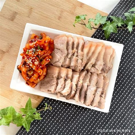 무와 배추를 넣어 야들야들하고 정말 맛있는 수육 삶는법 네이버 블로그