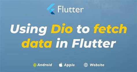 Flutter Devs On Linkedin Using Dio To Fetch Data In Flutter