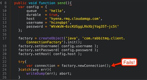 Java Coldfusionrabbitmq Fails On Factorynewconnection Stack
