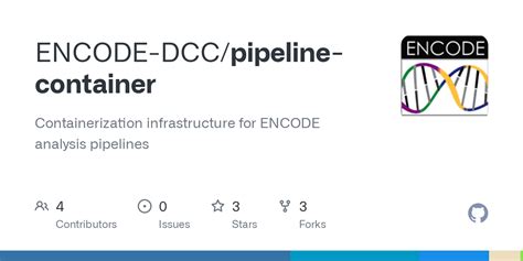 GitHub ENCODE DCC Pipeline Container Containerization Infrastructure For ENCODE Analysis